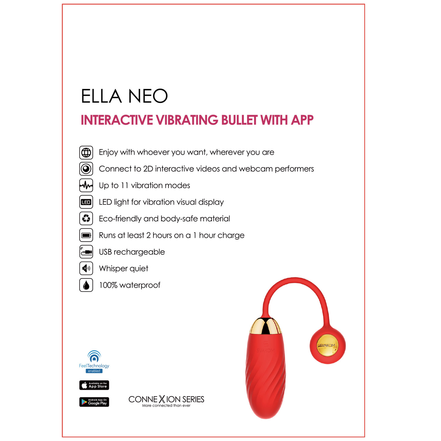 Svakom - Ella Neo App Controled Egg - Libido.si